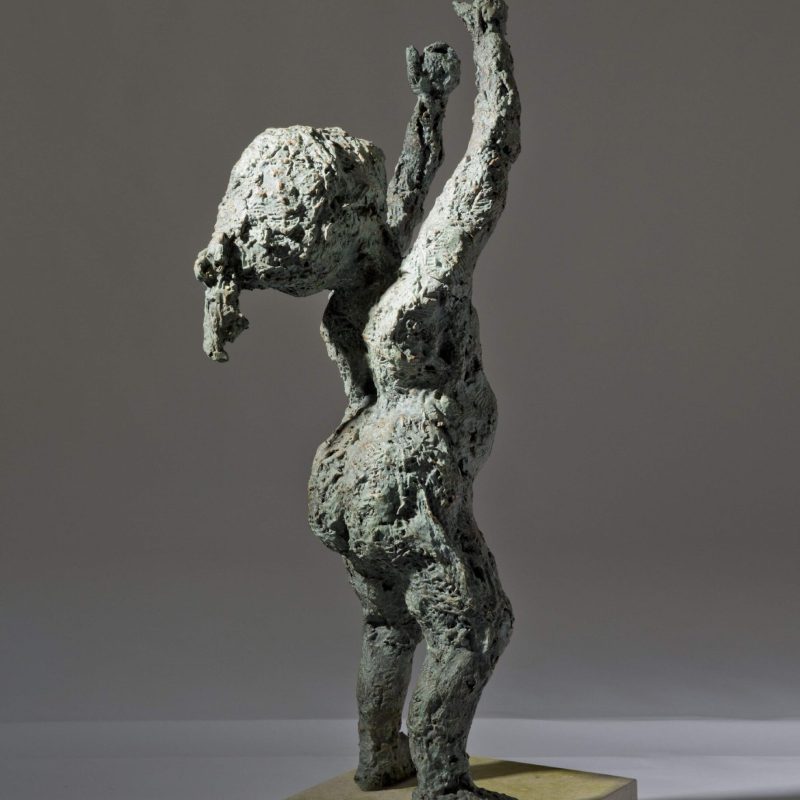 'Reaching for the Stars' | Young Child | Figurative Bronze Sculpture