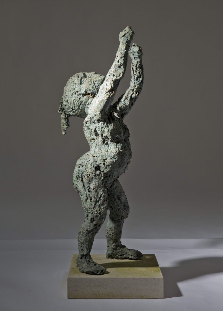 'Reaching for the Stars' | Young Child | Figurative Bronze Sculpture