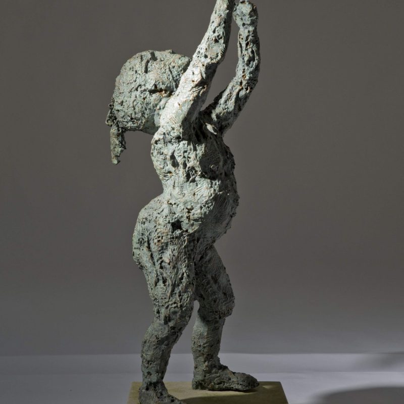 'Reaching for the Stars' | Young Child | Figurative Bronze Sculpture